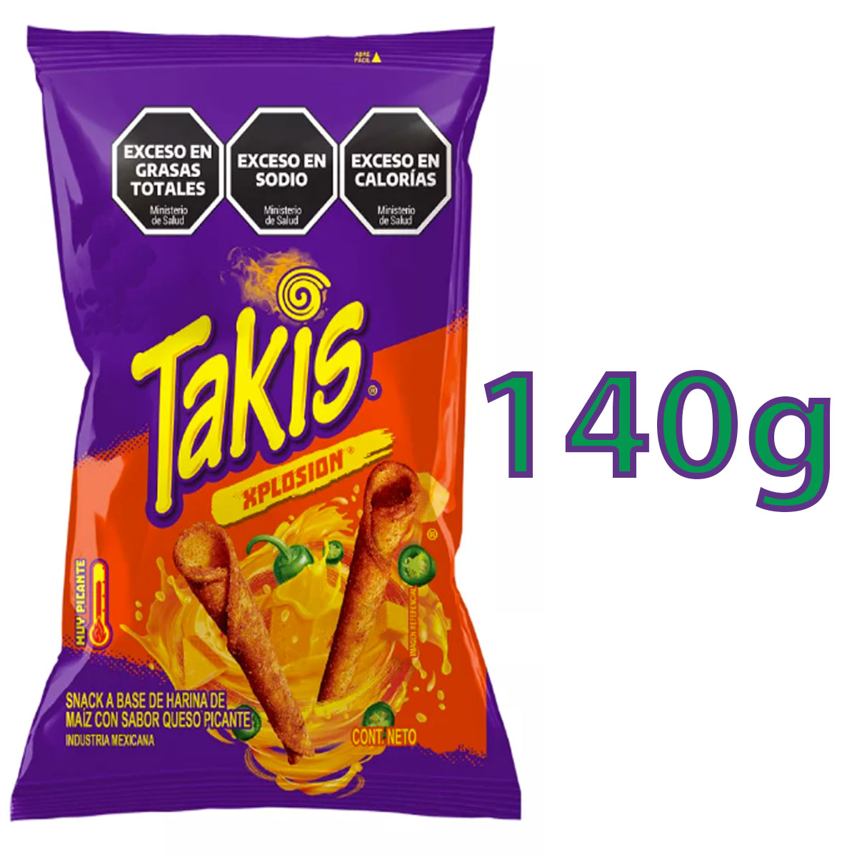 Snacks TAKIS Xplosion 140 gramos | Habemus Panchos